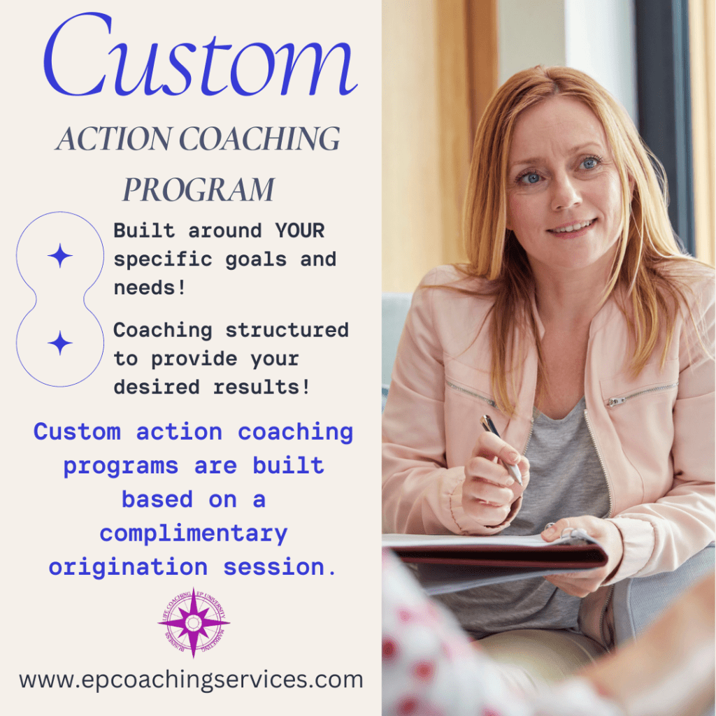 Custom Action Coaching Program - Endless Possibilities Life & Business ...